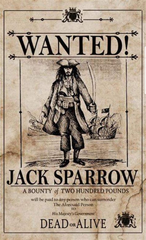 Captain Jack Sparrow Poster