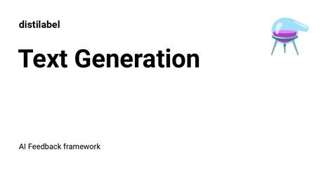 Text Generation Distilabel