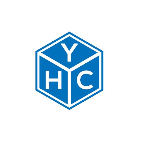 Diseño De Logotipo De Letra Yhc Sobre Fondo Blanco Yhc Creative Iniciales Carta Logo Concepto