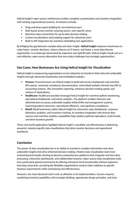 What Is Data Visualization And How Data Visualization Tool Can Help Docx