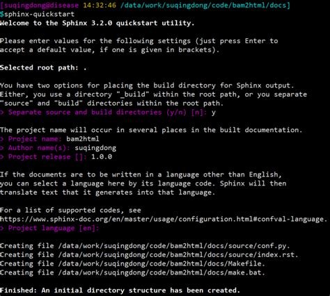 Sphinx Python文档构建工具 《python学习》 极客文档