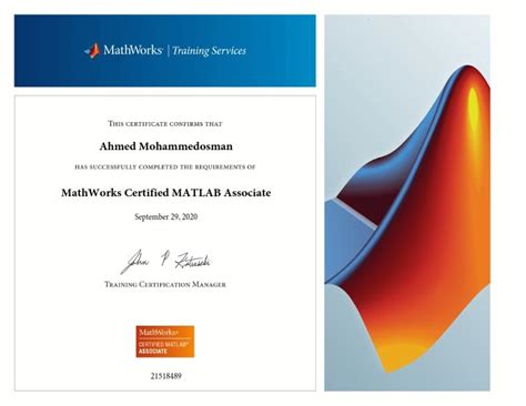 Mathworks Associate Certificate Ahmed Iragi