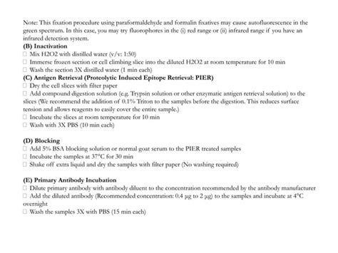 Immunohistochemistry Ihc Protocol Pptx