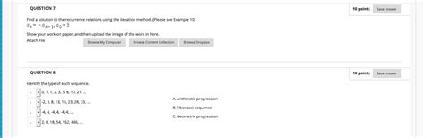 Solved QUESTION 7 10 Points Save Answer Find A Solution To Chegg Com