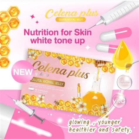 Jual Celena Plus Gluta Royal Jelly 100 Original Shopee Indonesia