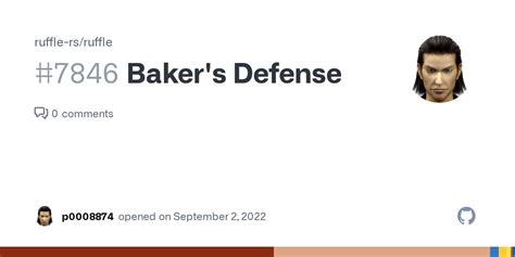 Bakers Defense · Issue 7846 · Ruffle Rsruffle · Github