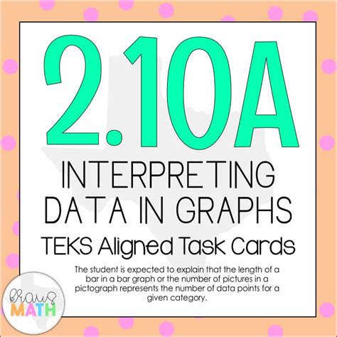 210a Interpreting Data In Graphs Teks Aligned Task Cards Kraus Math Printable Math Games