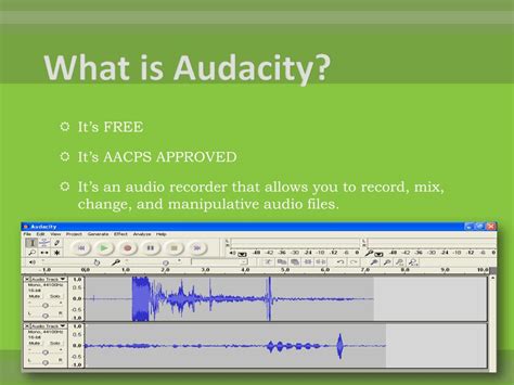 PPT Using Audacity In The Classroom PowerPoint Presentation Free Download ID 2004097