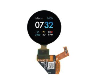 1 2inch Small Micro AMOLED Screen 390 390 Full Round OLED Display Small Circle Panel TFT LCD