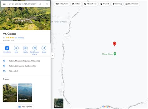 Google Maps Fans Spot Hilarious Mountain Named After Female Genitals As They Vow To Explore