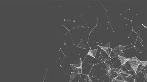 Premium Vector Abstract Vector Technology Background Network Connection Structure On Grey