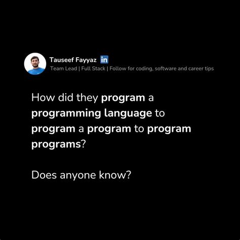 Tauseef Fayyaz On Linkedin Programming Techhumor Softwaredevelopment 36 Comments