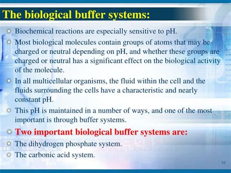 Ppt Buffers Of Biological And Clinical Significance Powerpoint