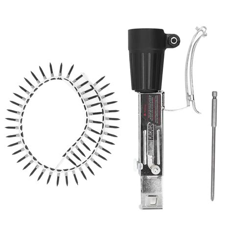 Chain Nail Gun Adapter Aluminum Alloy Corrosion Proof Depth Adjustment Electric Drill Automatic