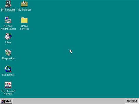 Windows 95 Start Screen Serata Windows 95 Programming Live