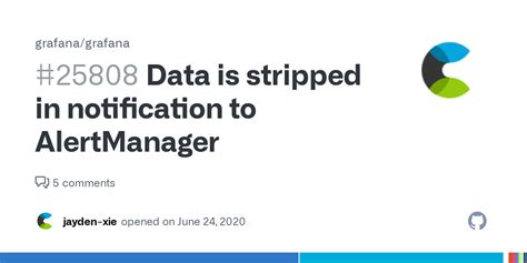 Data Is Stripped In Notification To Alertmanager · Issue 25808