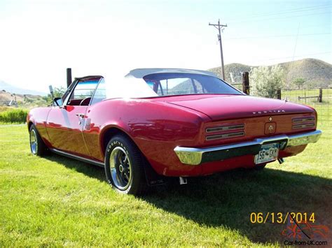 1967 Pontiac Firebird Red Ho Convertible