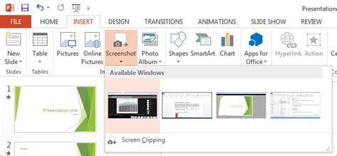 How To Easily Add Screenshots To A Powerpoint Slide Powerpoint Tips And Tutorials