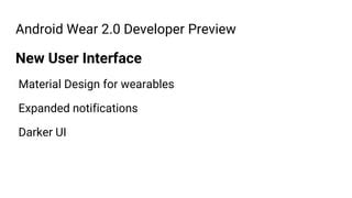Android Wear Development For Beginners PPT
