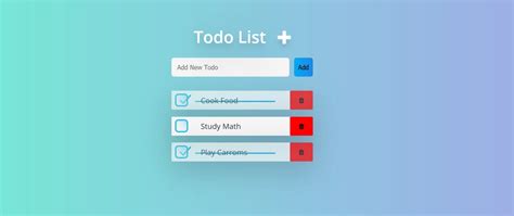 Implementing To Do List Using JavaScript DEV Community