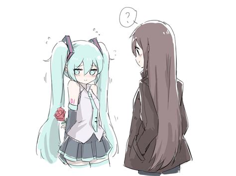 Hatsune Miku And Master Vocaloid Drawn By Nejikyuu Danbooru