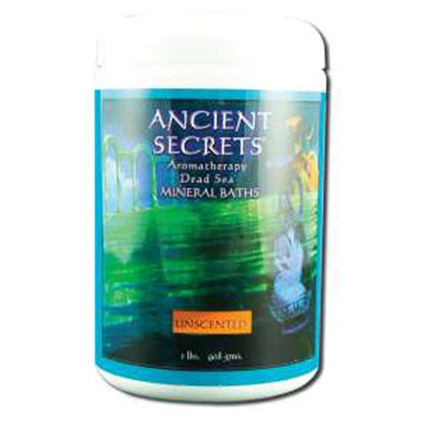 Ancient Secrets Aromatherapy Dead Sea Mineral Baths Unscented 1x2 Lb