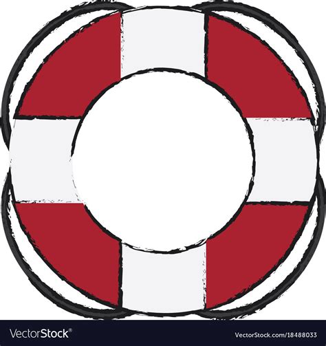 Safety Float Icon Royalty Free Vector Image VectorStock