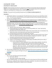 Excel Project Instructions Docx Accounting Fall Excel Project Worth
