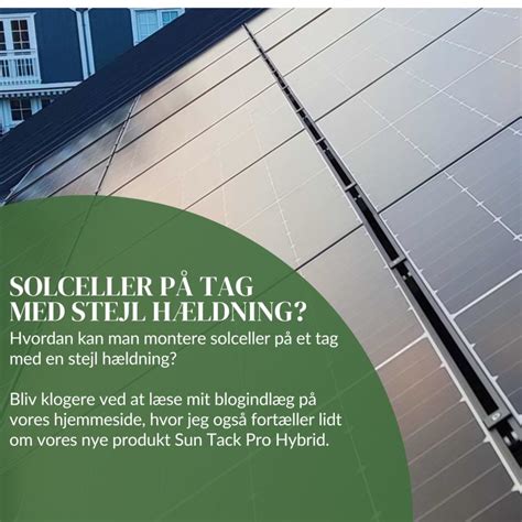 Solceller Tagmontage Udenperforering Grønomstilling Energirenovering Solselskabet Byggeri