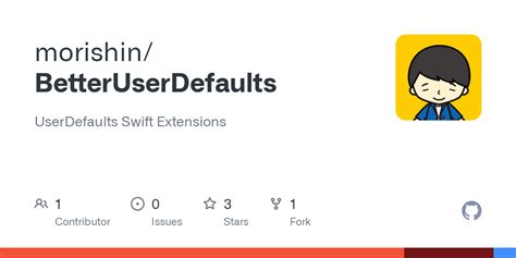 github morishin betteruserdefaults userdefaults swift extensions