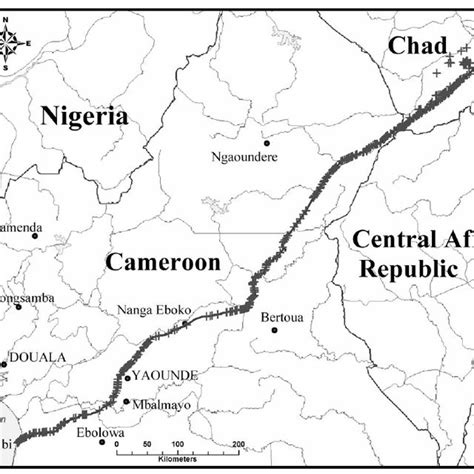 Sites Along The Pipeline Route Download Scientific Diagram