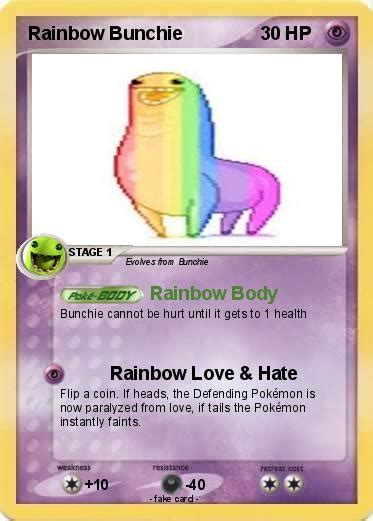 Pokémon Rainbow Bunchie 31 31 Rainbow Body My Pokemon Card