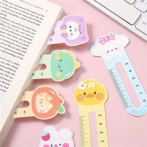 Cute Simple Creative Small Animal Bookmark Ruler Cartoon Temu Philippines