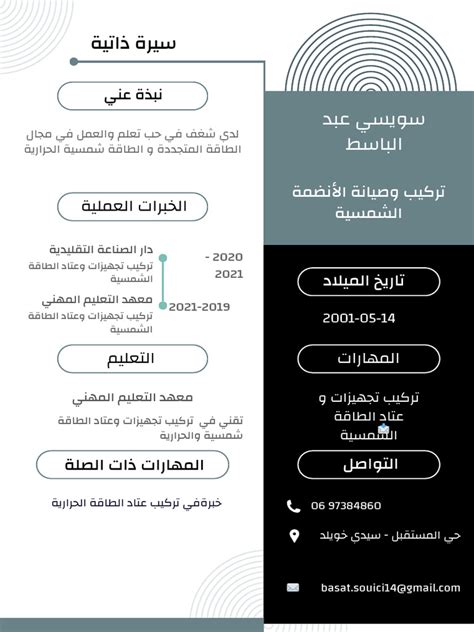 سيرة ذاتية مندوب مبيعات طبية خضراء Pdf