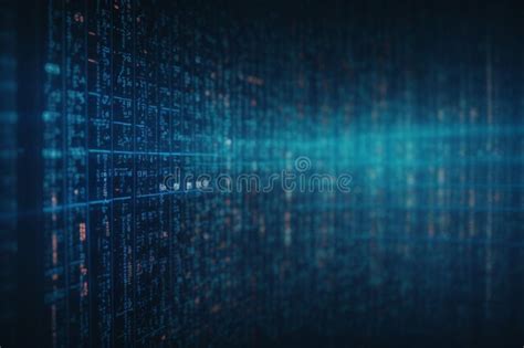 binary codes data ai generated images stock illustration illustration