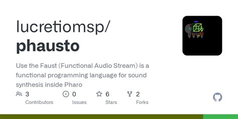 Pharo On Linkedin Github Lucretiomspphausto Use The Faust Functional Audio Stream Is A