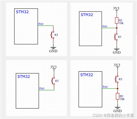 Stm32标准库——（3）gpio输入传感器原件和定值电阻分压 Csdn博客