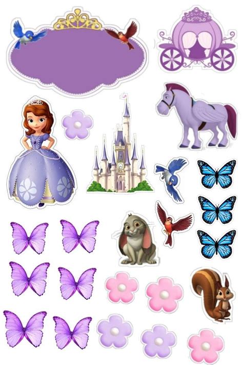 Topper Sofia The First Sofia The First Happy Birthday Frame Sofia