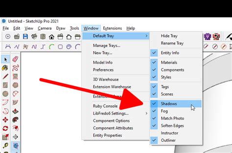 Where To Find Shadow Settings SketchUp SketchUp Community