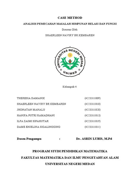 Tugas Case Method Pdf