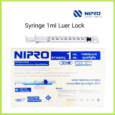 New Nipro Syringe 1 Ml Nasal Syringe Syringe 1 Box 100 Pcs Quality