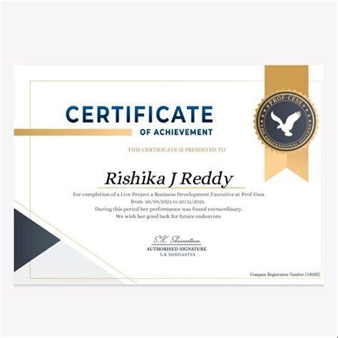 Rishika Reddy On Linkedin Successfully Completed A Live Project As A Business Development