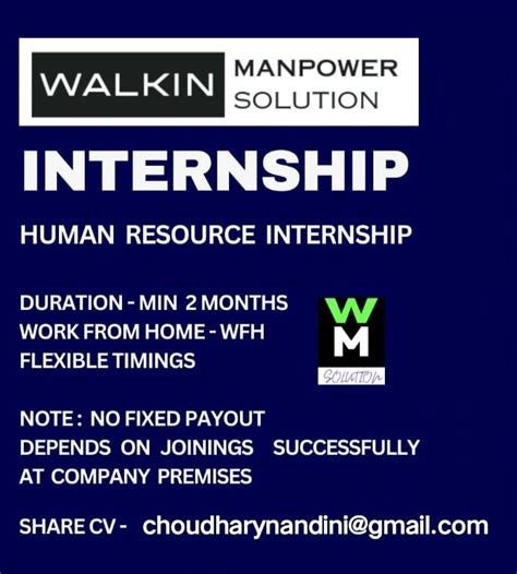 Nandini Choudhary On Linkedin Internship Opportunity We Are Seeing An Exceptional Hr