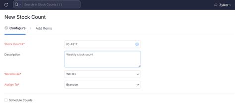 Stock Counts User Guide Zoho Inventory
