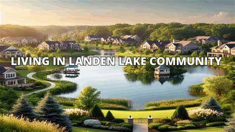 Living In Landen Lake Community Beautiful Lakefront Properties