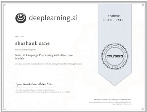 Shashank Sane On Linkedin Deeplearning Nlp Deeplearningai