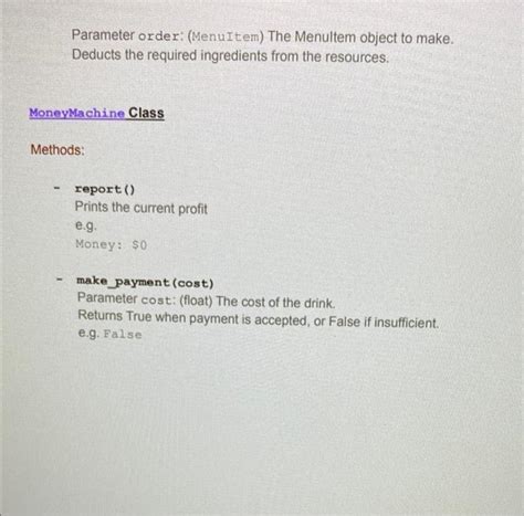 Solved Menuitem Class Attributes Name Str The Name Of