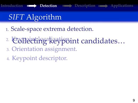 PPT SIFT Scale Invariant Feature Transform PowerPoint Presentation Free Download ID 654237