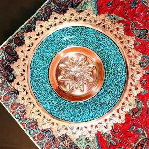 خرید و قیمت ست ظروف پذیرایی فیروزه کوبی از غرفه 09136875700 بُته چی