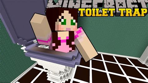 Minecraft TRAPPED INSIDE A TOILET HIDDEN BUTTONS XXL Custom Map YouTube